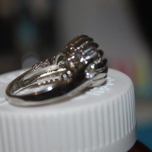 teri2037 | Jewelry | Nwt Large Round Clear Sapphire Ring | Poshmark